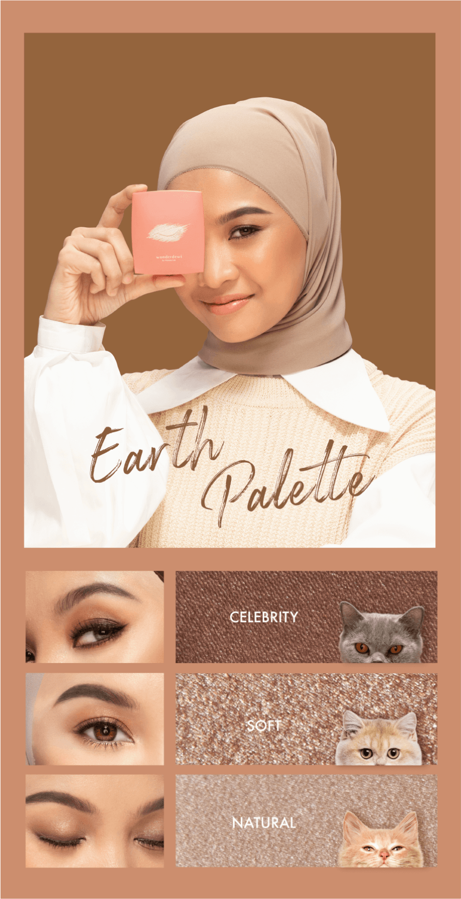 WonderDewi Catz Collection – Eyeshadow Palette - Wonderlab Brunei